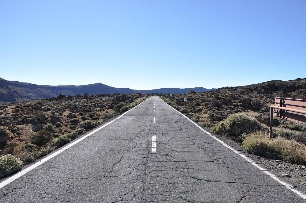 TF-21 road is a great road on the Canary Islands