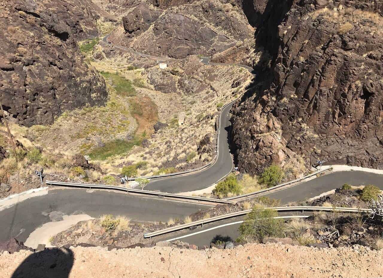 GC-210 a crazy road on the Gran Canaria island - Roadstotravel